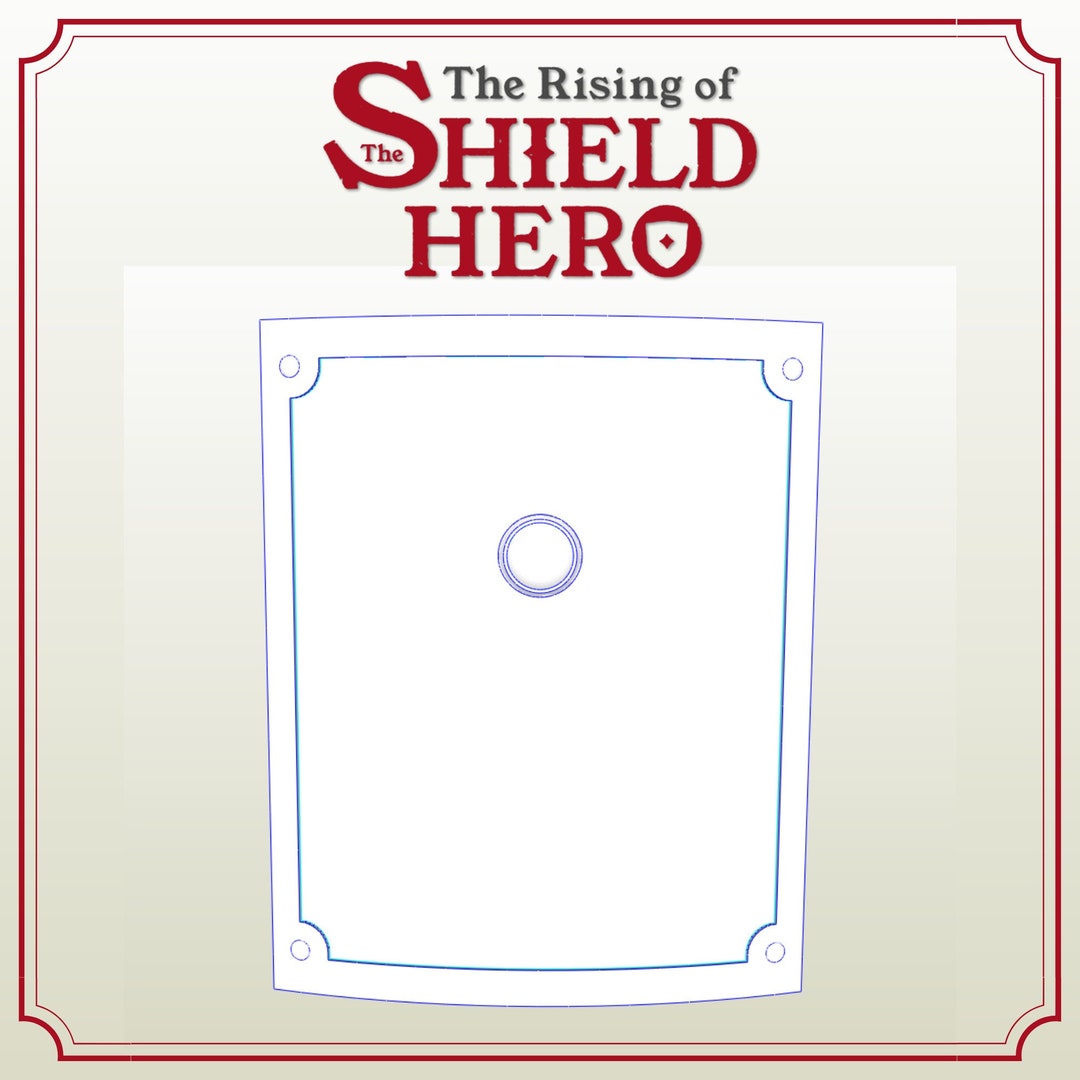 The Rising of the Shield Hero - Siderite Shield [EVA Foam Template] - Etsy