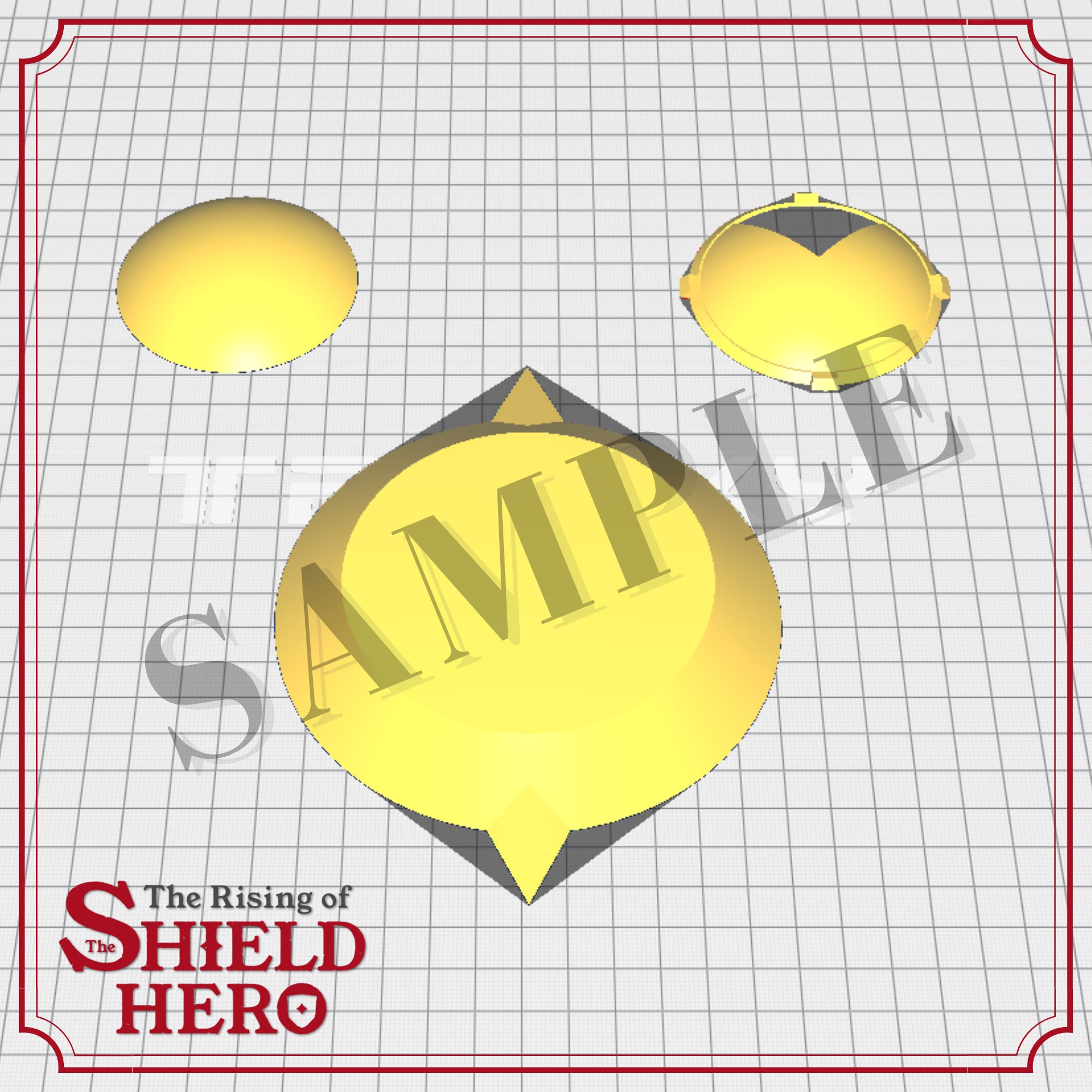 The Rising of the Shield Hero - Legendary Shield [3D Print Template] - Etsy