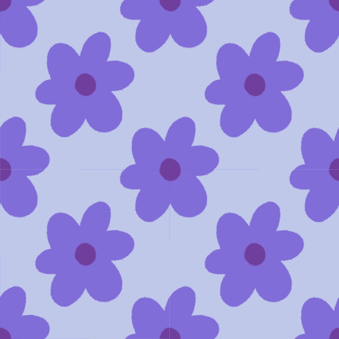 Purple Flower Digital Print - Etsy