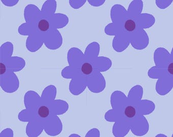 Purple Flowers PRINTABLE DOWNLOADABLE DIGITAL Print - Etsy