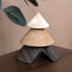 Handcrafted Wooden Diffuser Cones Set - Eco-friendly Decor & Essential ...