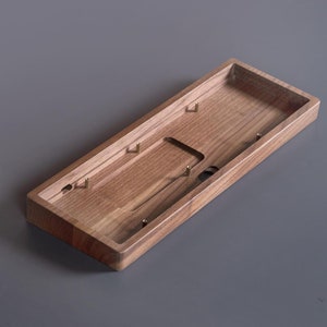 Black Walnut Wood Mechanical Keyboard Case: Wooden GH60 Wooting 60HE/HE ...