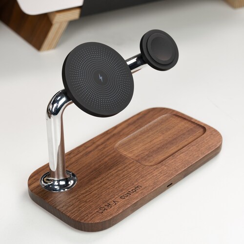 Wireless Charging Phone Stand - Etsy