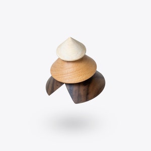 Handcrafted Wooden Diffuser Cones Set - Eco-friendly Decor & Essential ...