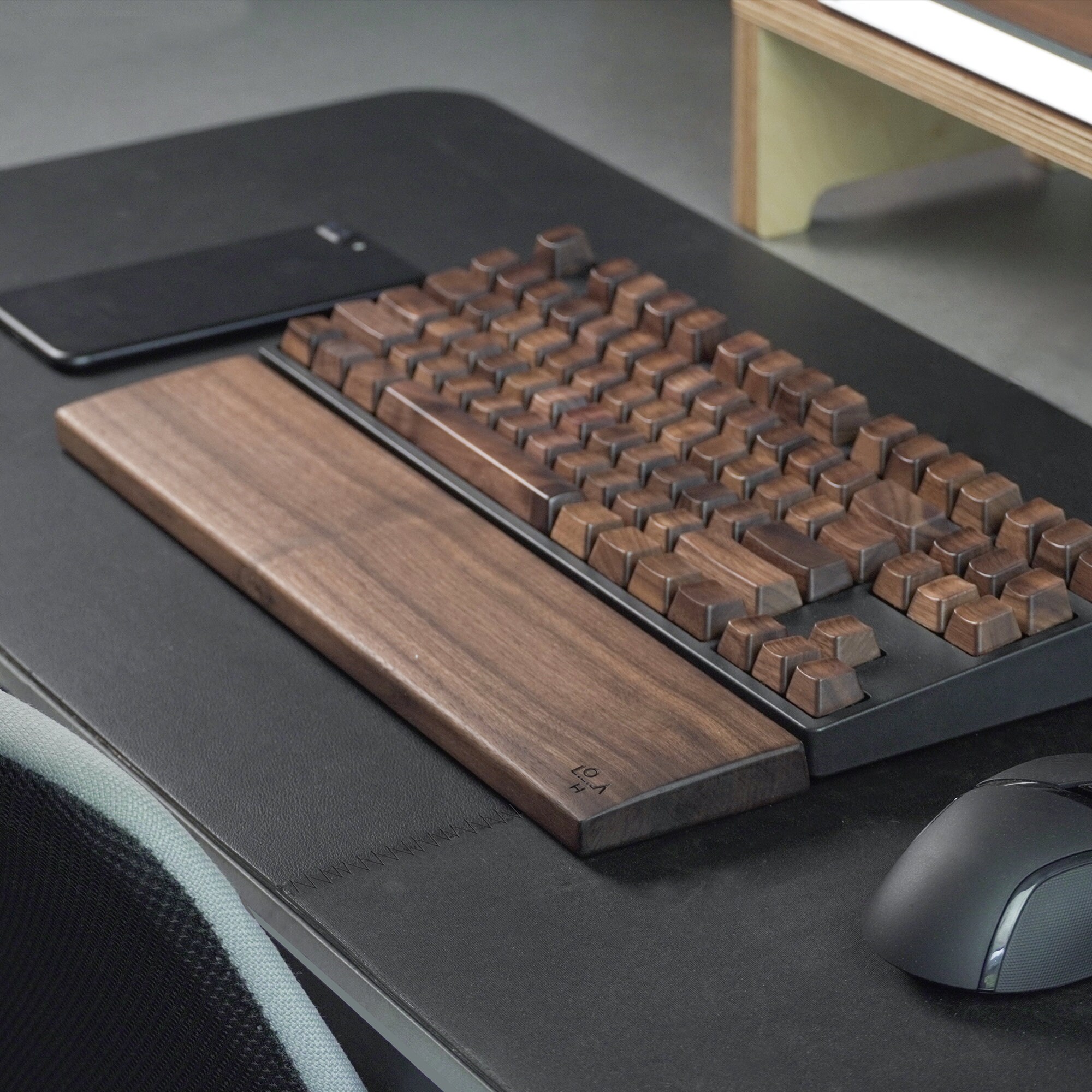 Wooden Keycap Solid Walnutnatural Wood Keycaps Set OEM for MX | Etsy