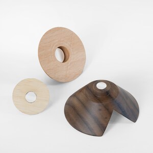 Handcrafted Wooden Diffuser Cones Set - Eco-friendly Decor & Essential ...