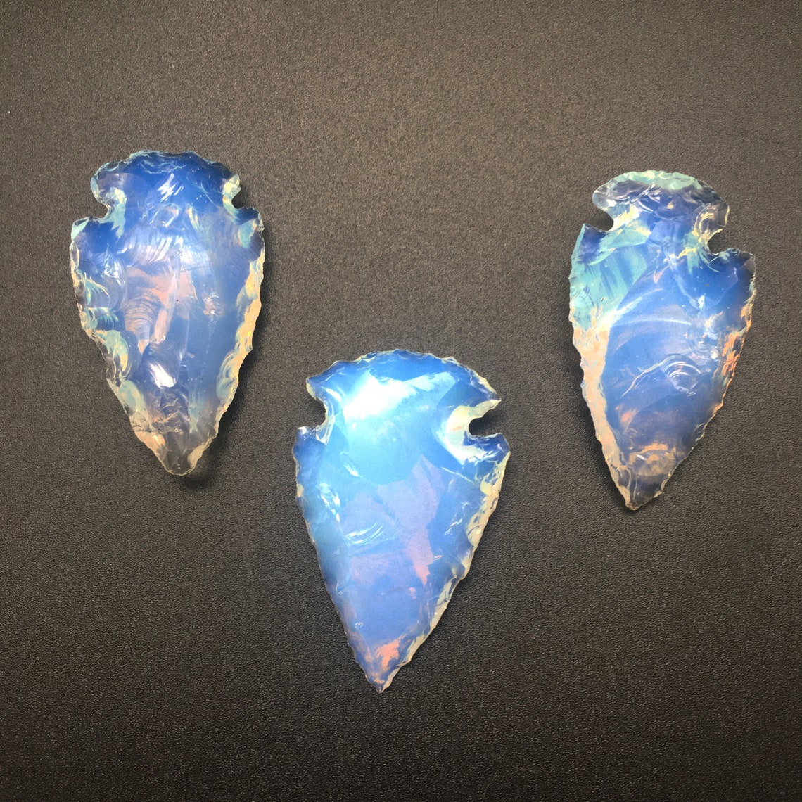 Opalite Arrowhead Carving Stone Crystal Carved Crystal | Etsy