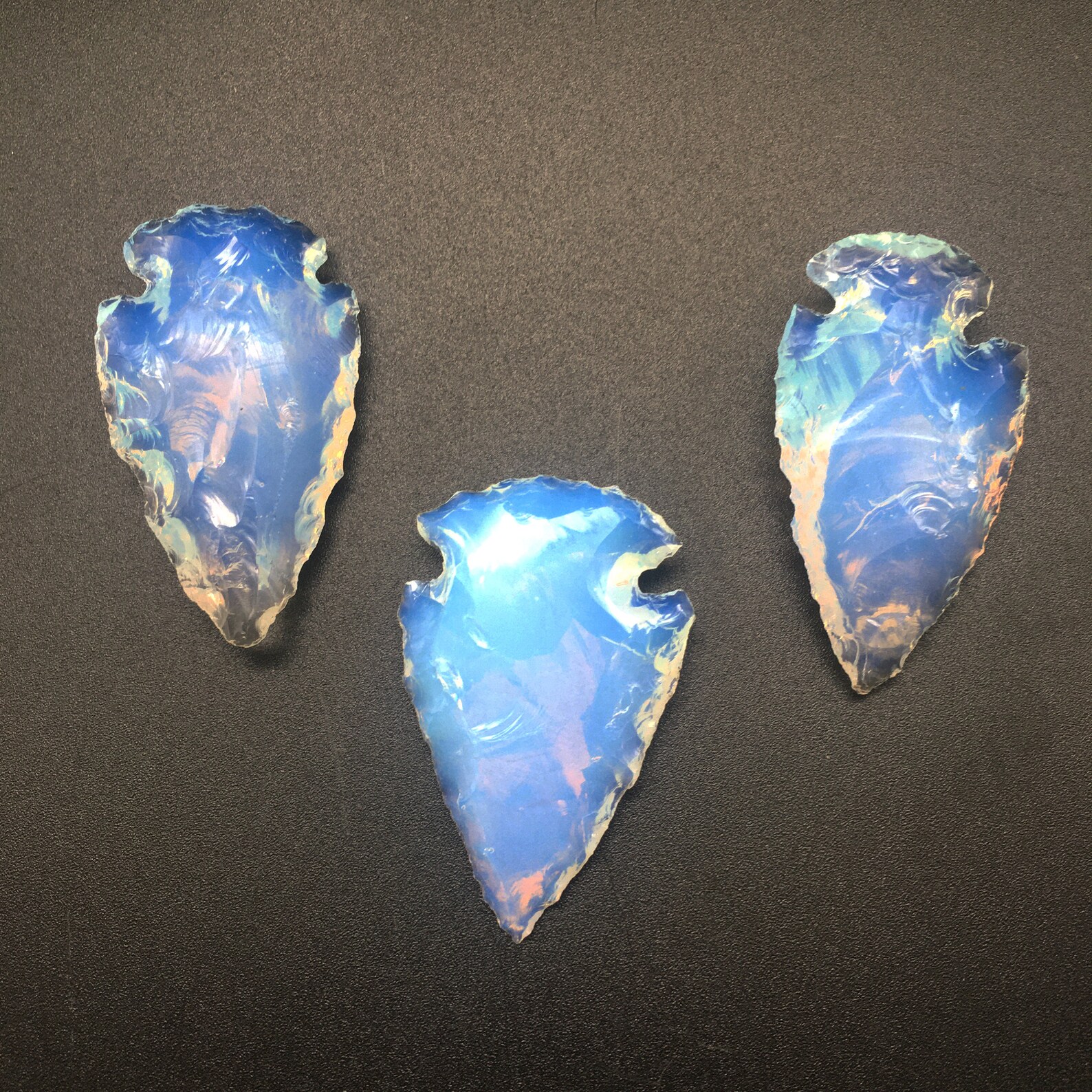 Opalite Arrowhead Carving Stone Crystal Carved Crystal | Etsy