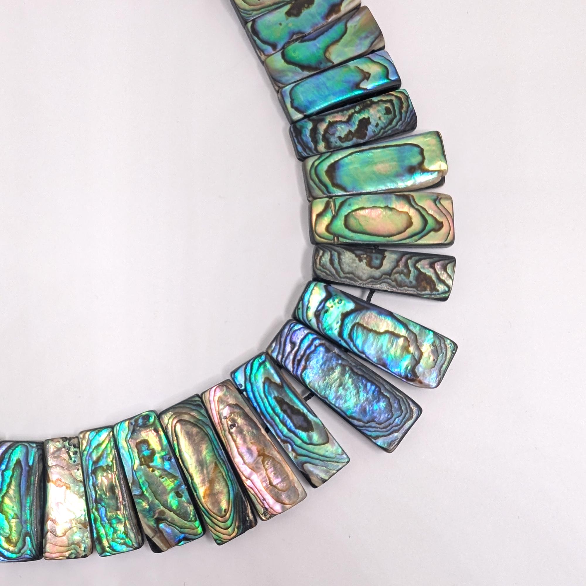 Paua Abalone Shell Beads: New Zealand Top Drilled Gemstone - Etsy