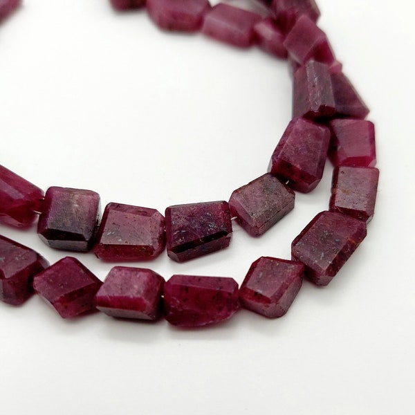 Natural Ruby Beads - Etsy