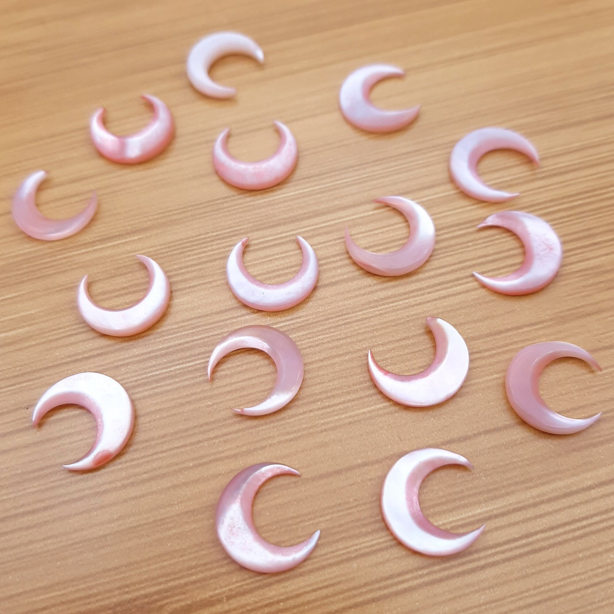 Natural Shell Moon Hand Carved Moon Shaped Shell Moon - Etsy UK