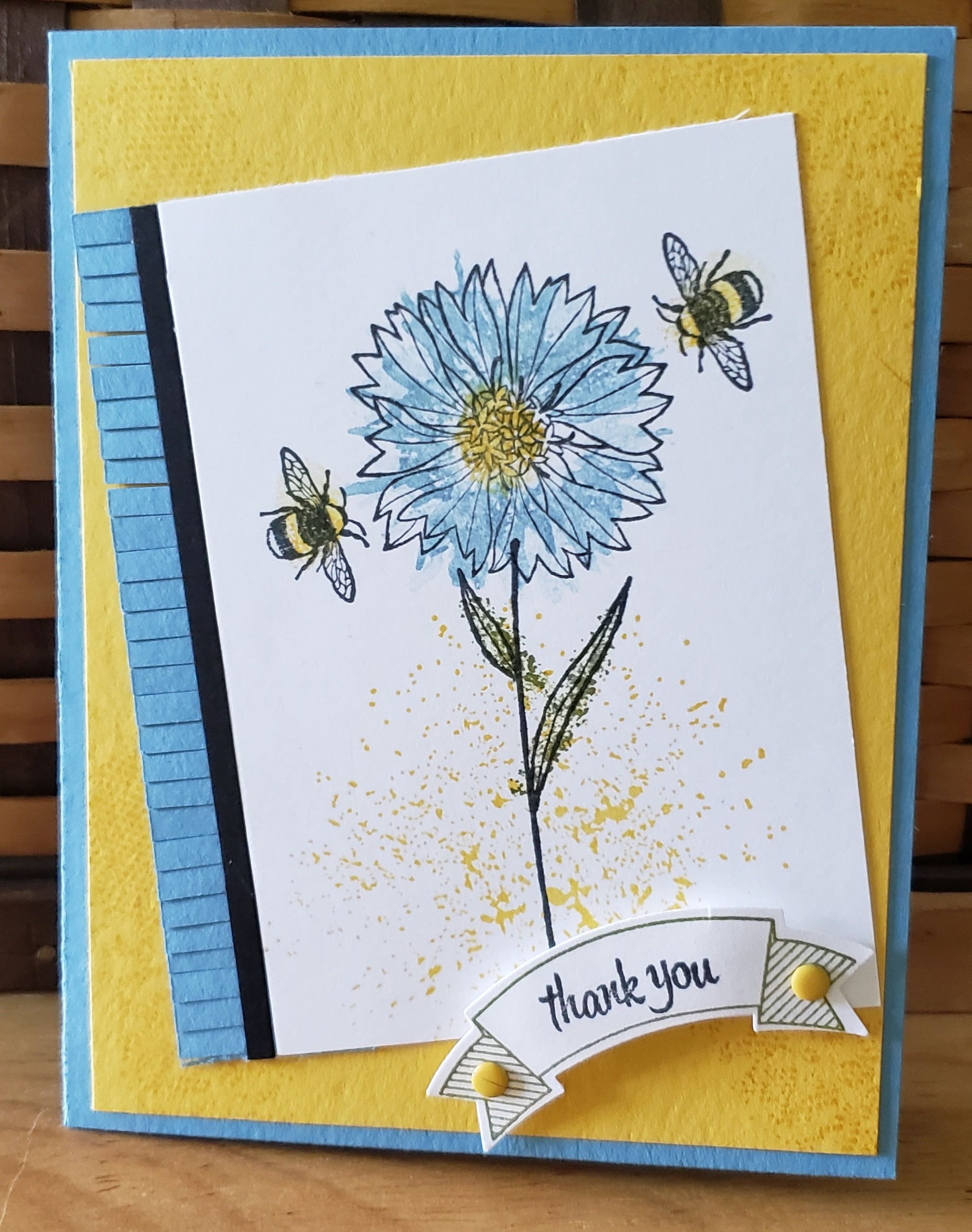 Handmade Thank You Card - Etsy