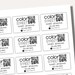 Custom Qr Code Sticker, Colorstreet Personalized Labels, Scan Me to ...