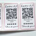 Custom QR Code Review Sticker Product Label Personalized Small Business ...