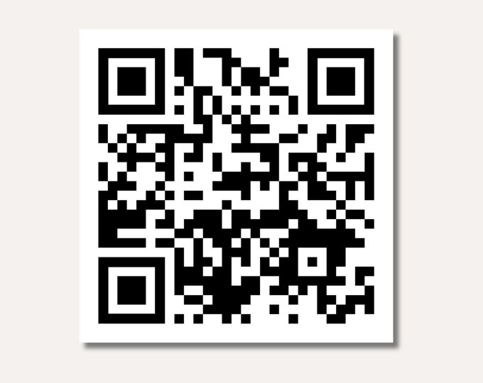 Custom QR Code Small Business Digital QR Code Custom Generated QR Code Social Media Qr Code ...