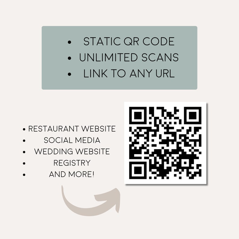 Custom QR Code Small Business Digital QR Code Custom Generated QR Code Social Media Qr Code ...