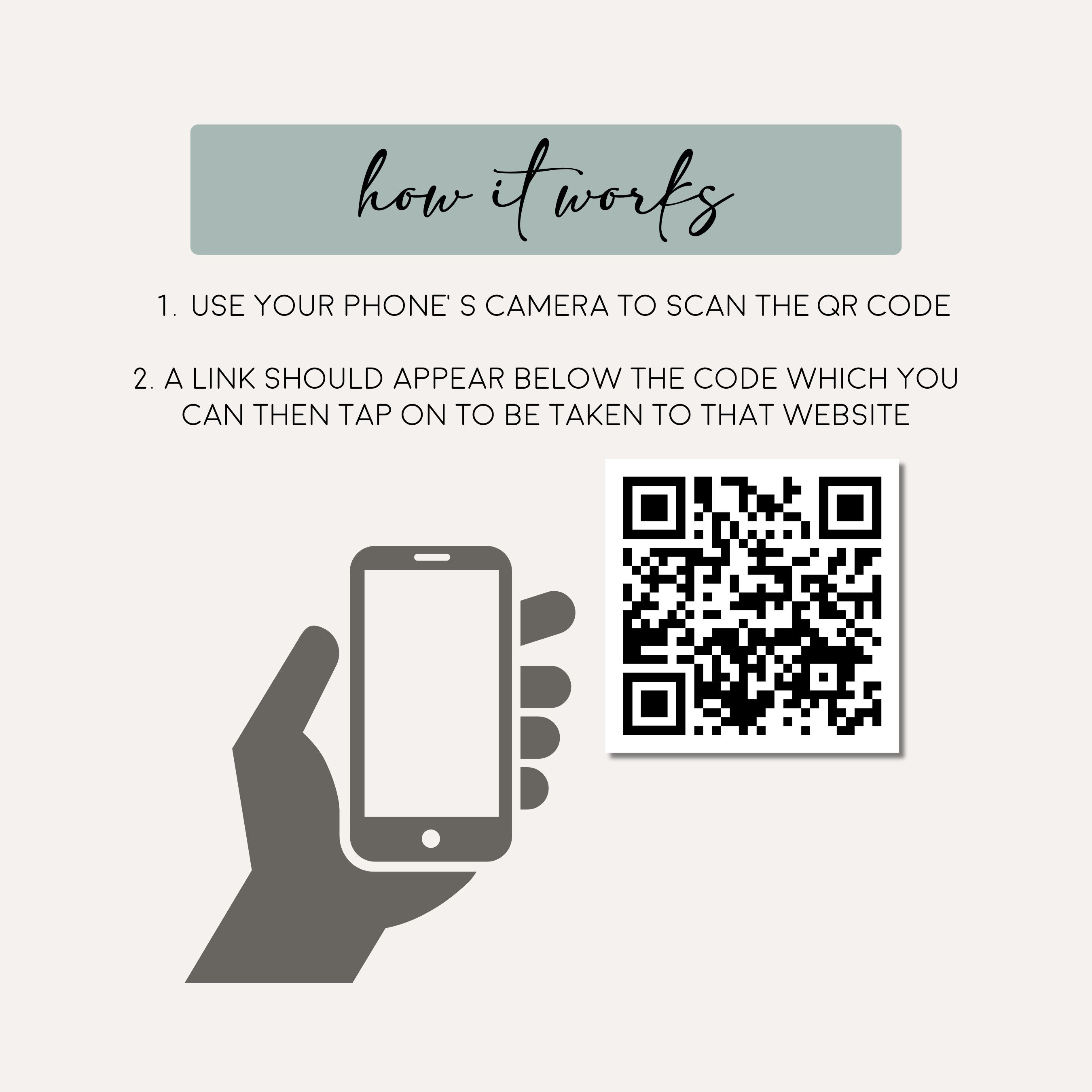 Custom QR Code Small Business Digital QR Code Custom Generated QR Code ...