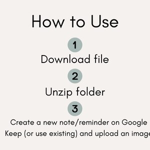 Google Keep Headers for Everyday Google Notes Planner Image Headings ...