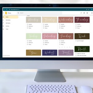 Google Keep Headers for Everyday Google Notes Planner Image Headings ...