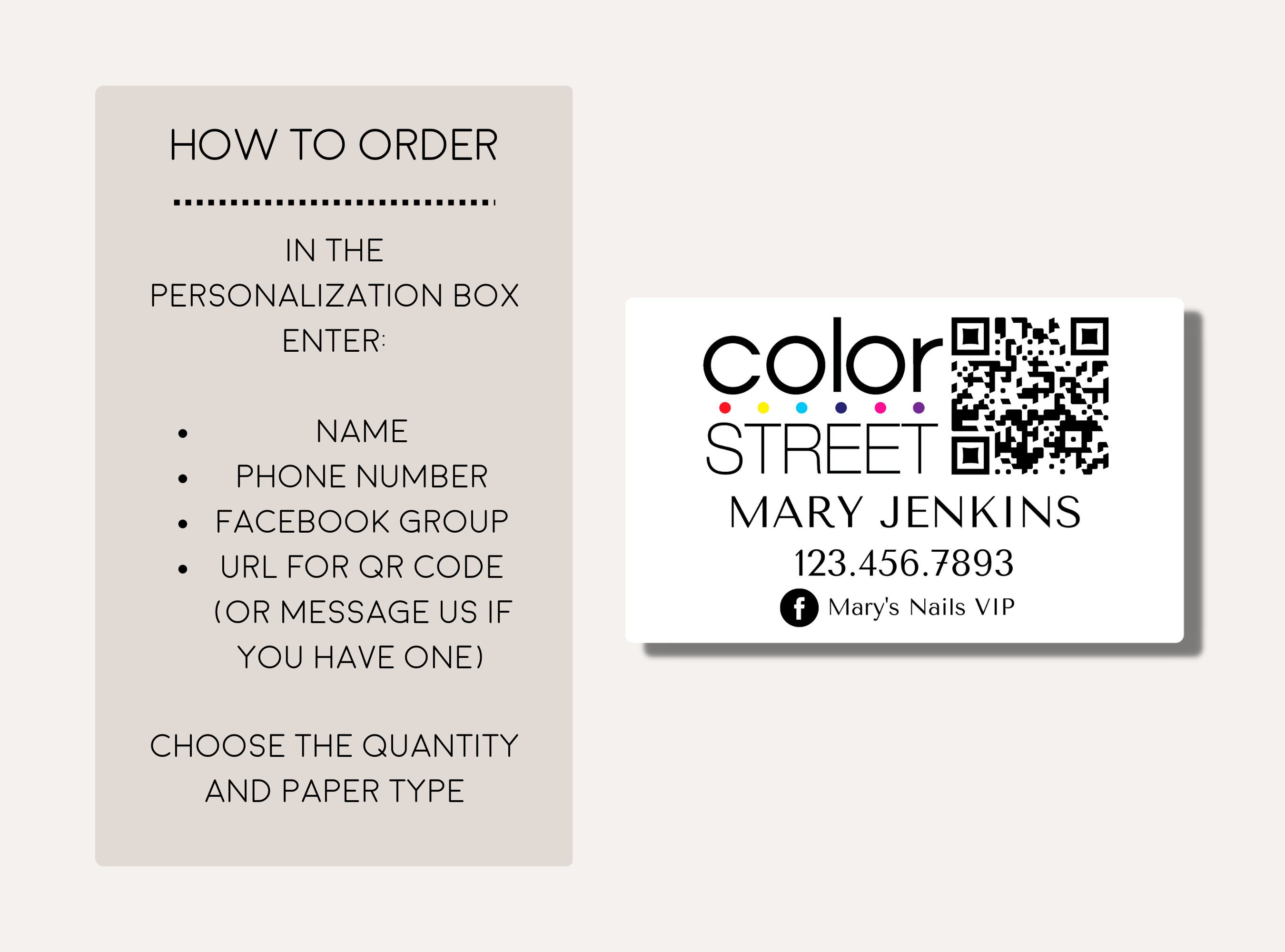 Custom Qr Code Sticker, Colorstreet Personalized Labels, Scan Me to ...