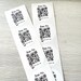 Circle Custom Qr Code Stickers, Thermal Label Stickers for Packaging ...