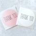 Thank You Stickers, Small Business Thank You Circle Sticker, Round ...
