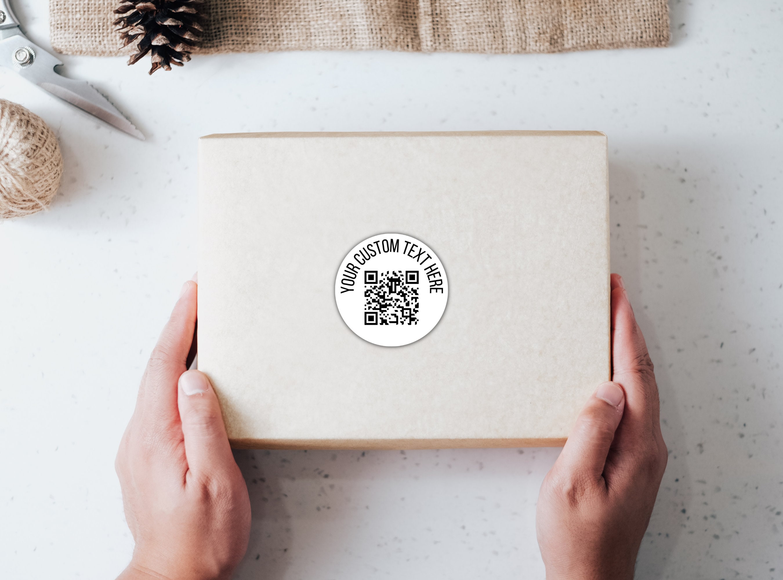 Custom Qr Code Stickers Thermal Labels Custom Qr for Small Business ...