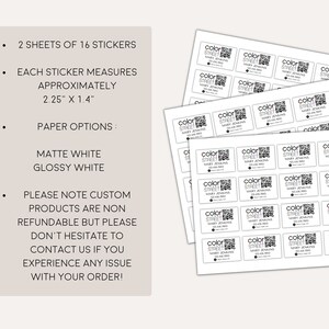 Custom Qr Code Sticker Colorstreet Stickers With Qr Code Colorstreet ...