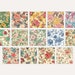 Vintage Floral Digital Paper Set Instant Download Digital - Etsy