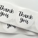 Circle Thank You Sticker Thermal Label Thank You Round Sticker for ...