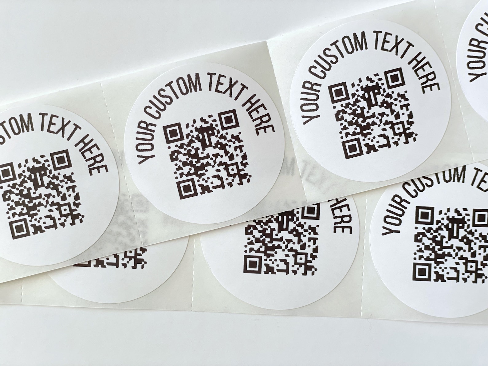 Custom Qr Code Stickers Thermal Labels Custom Qr for Small Business ...