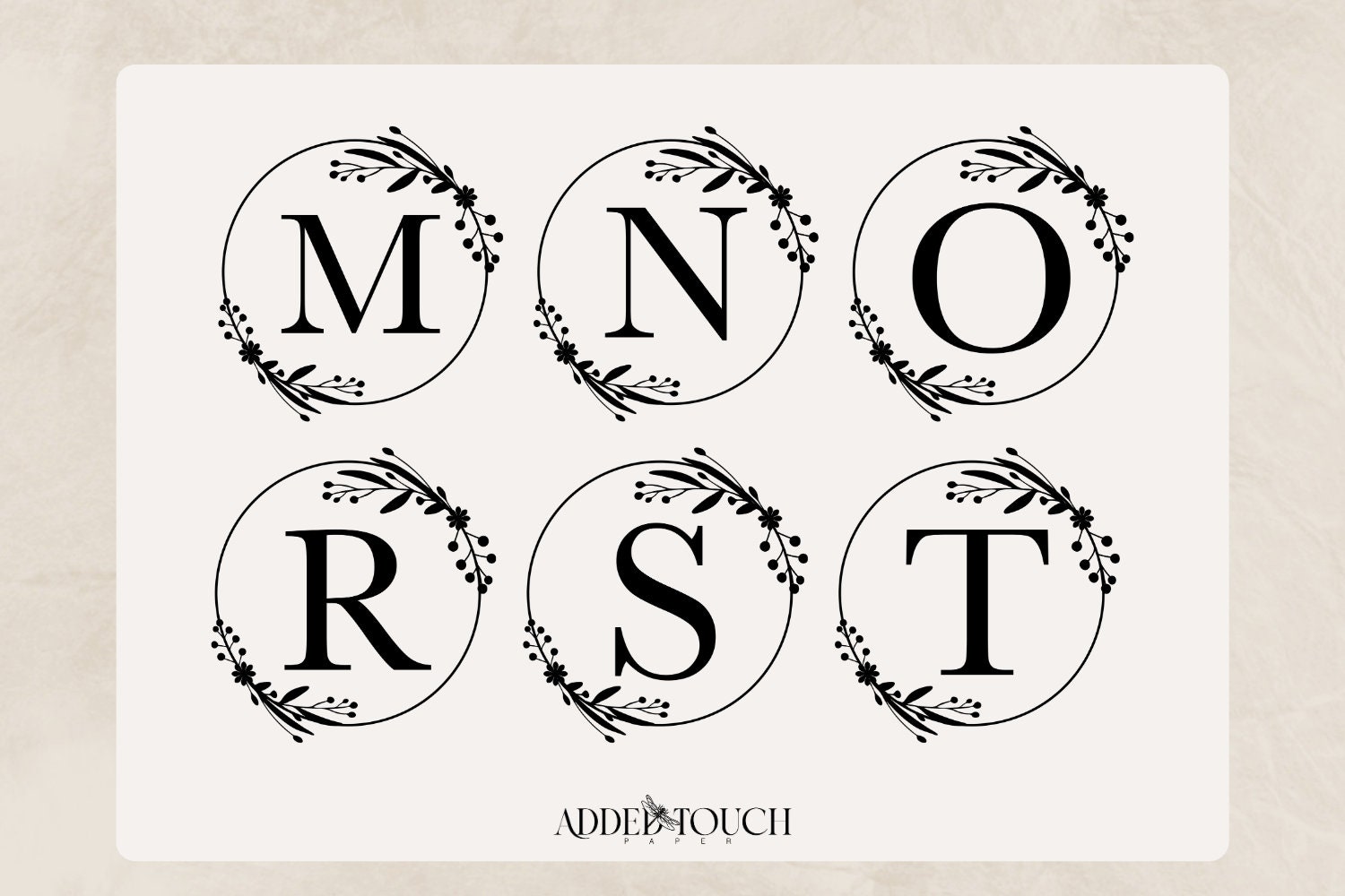 Monogram SVG Alphabet Fancy Monogram Font Alphabet Monogram Cut File ...