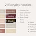 Google Keep Headers for Everyday Celestial Google Notes Planner Image ...