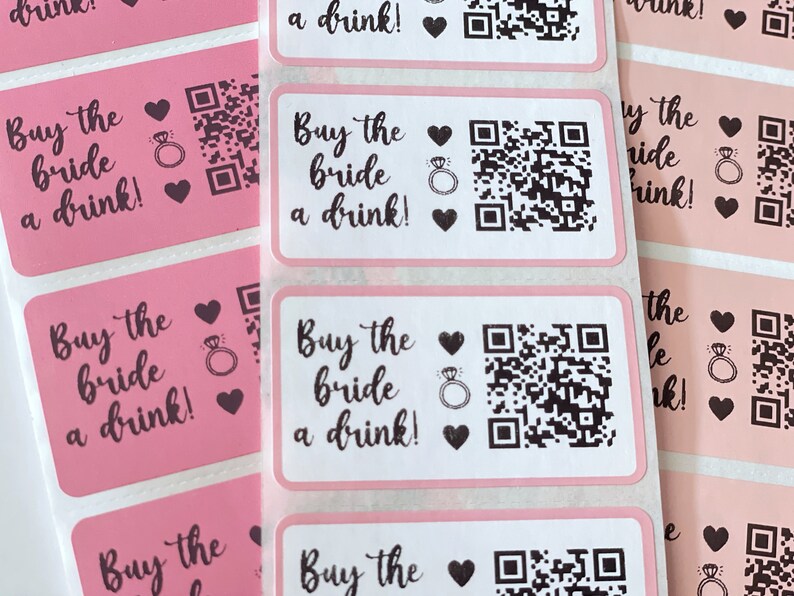 Venmo Sticker Cashapp Sticker Bachelorette Party Buy the Bride - Etsy