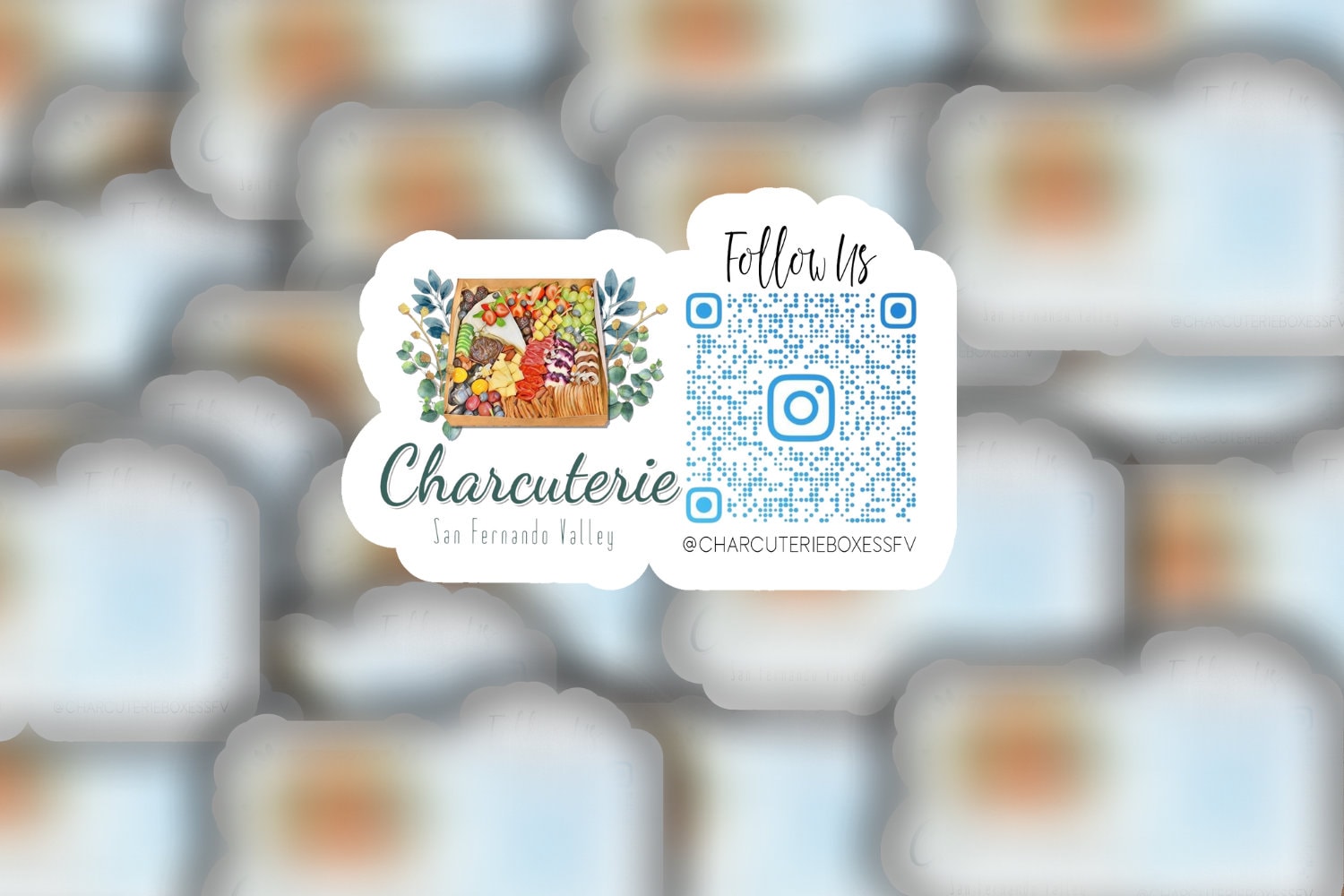 Custom QR Code Sticker Die Cut Small Business Packaging Supplies Logo ...