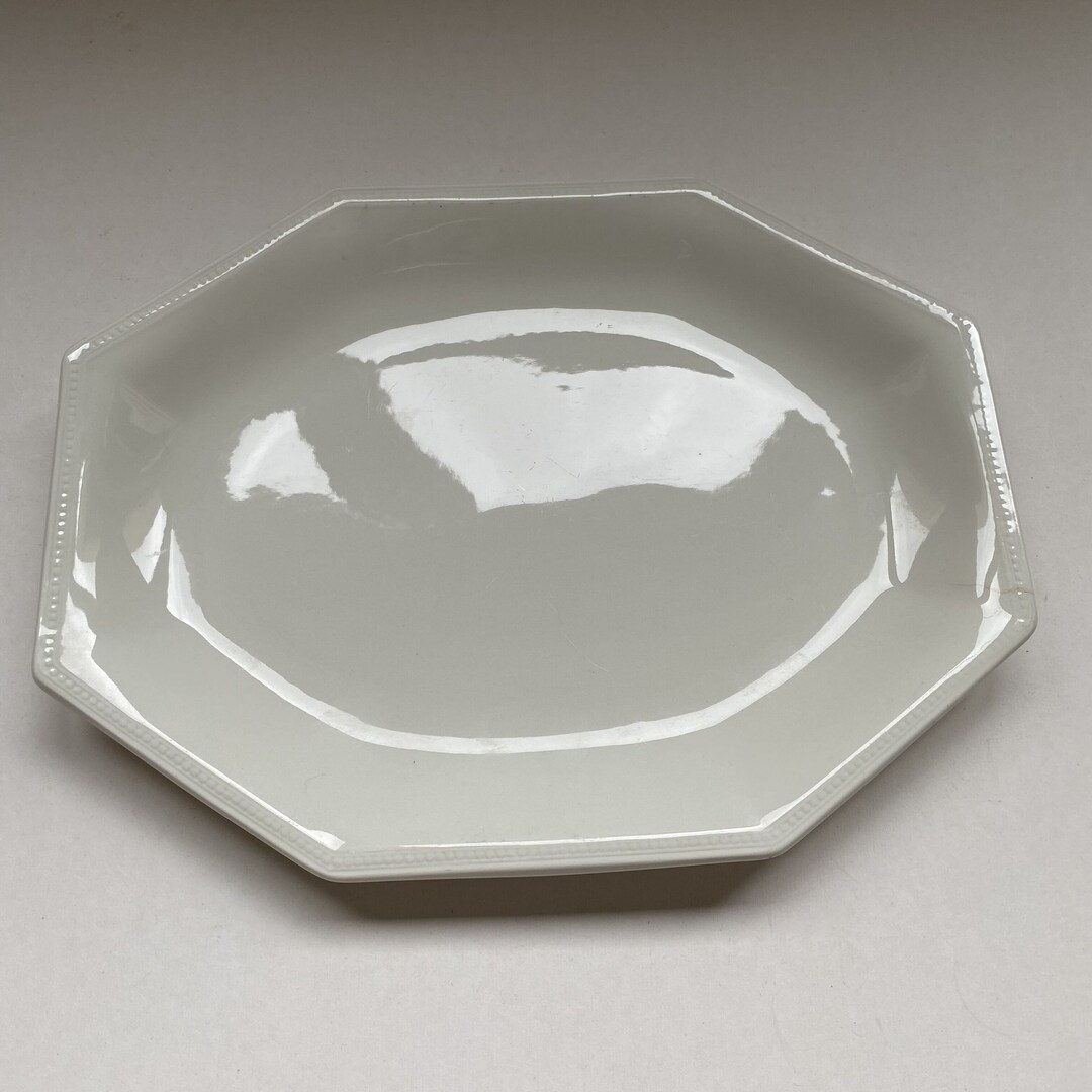 Johnson Brothers White Octagonal Serving Dish - Etsy