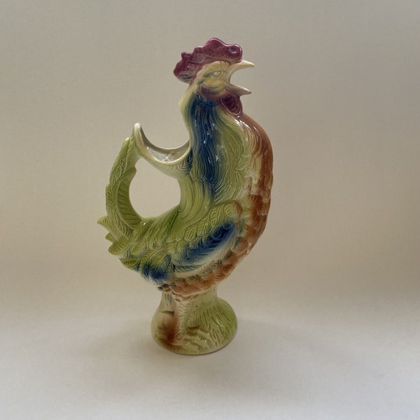 Antique Rooster Pitcher - Etsy