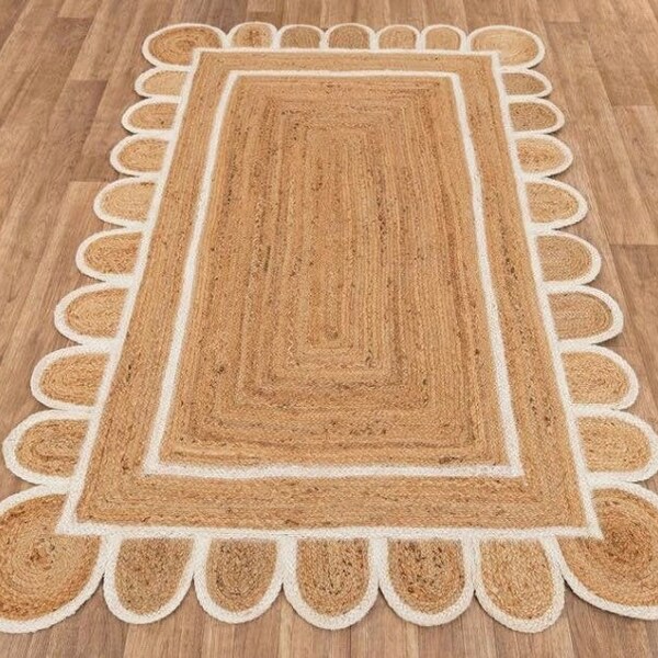 Scalloped Rug - Etsy