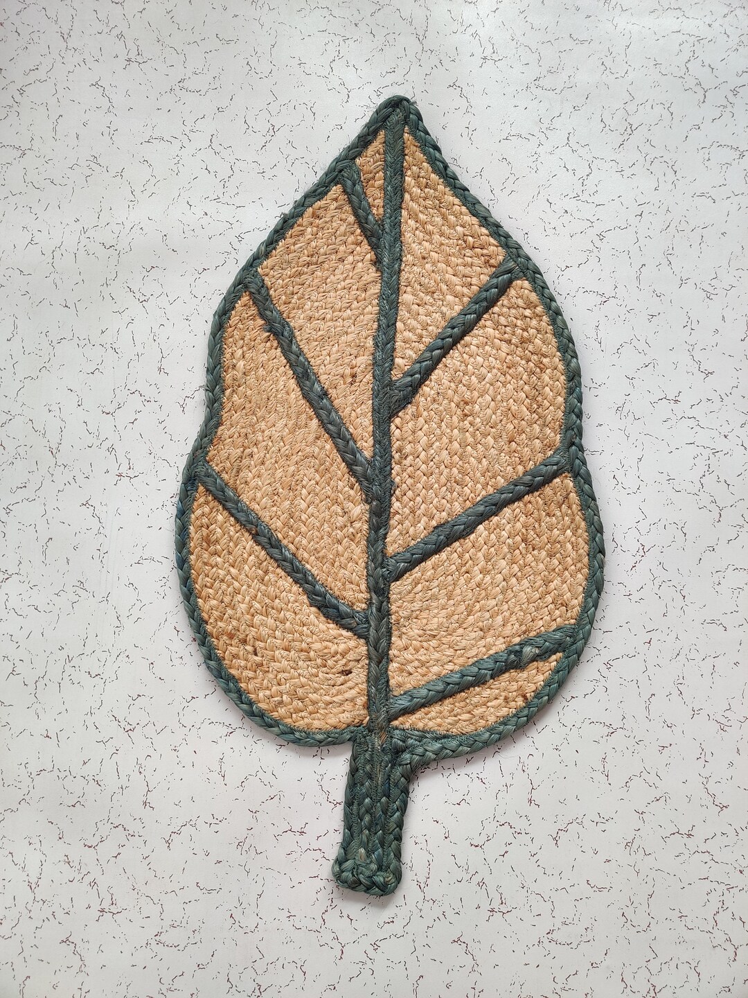 Leaf Floor Rugs-jute Rug-kitchen Rug-entry Door Mat Rug-jute - Etsy