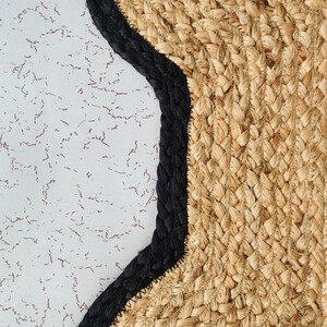 Jute Rug Mat-all Natural Handmade Jute Bone Shape Rug placemat for Dog ...