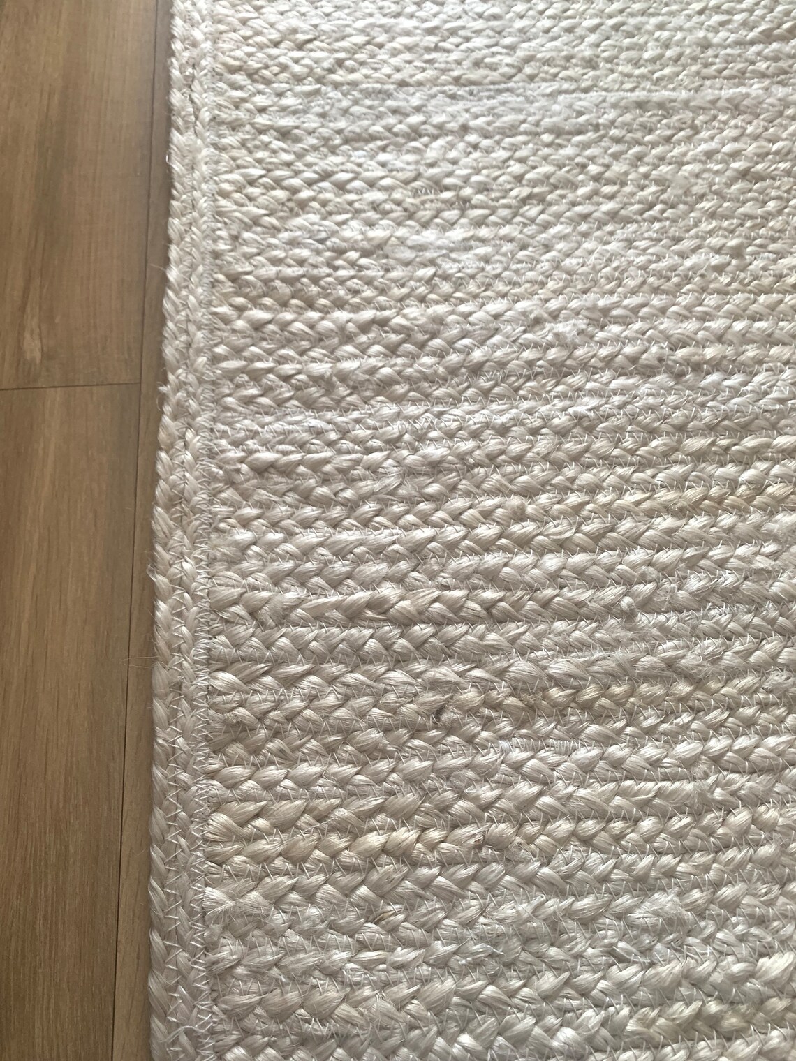 Rugs-cream White Floor Rug Rectangle Area Rug-jute Area - Etsy