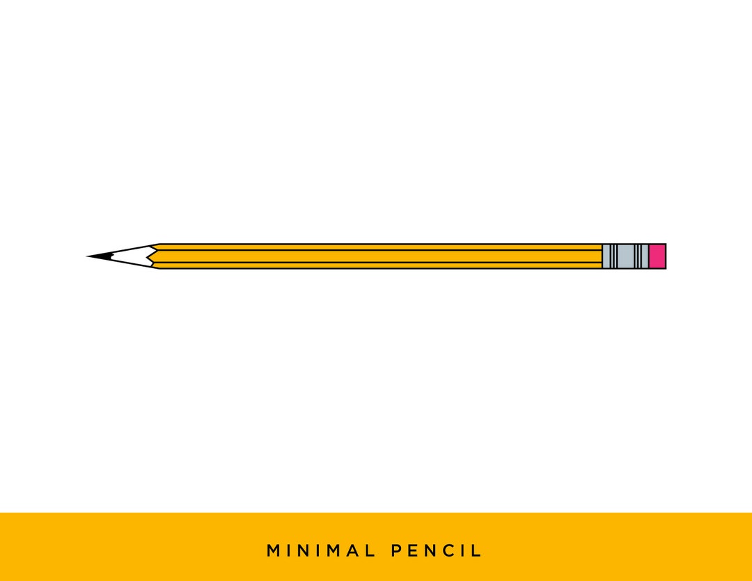 Minimal Pencil - Etsy