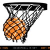 Basketball Player SVG Vector Files for Cricut, Silhouette (digital ...