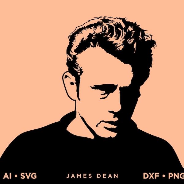 James Dean Svg - Etsy