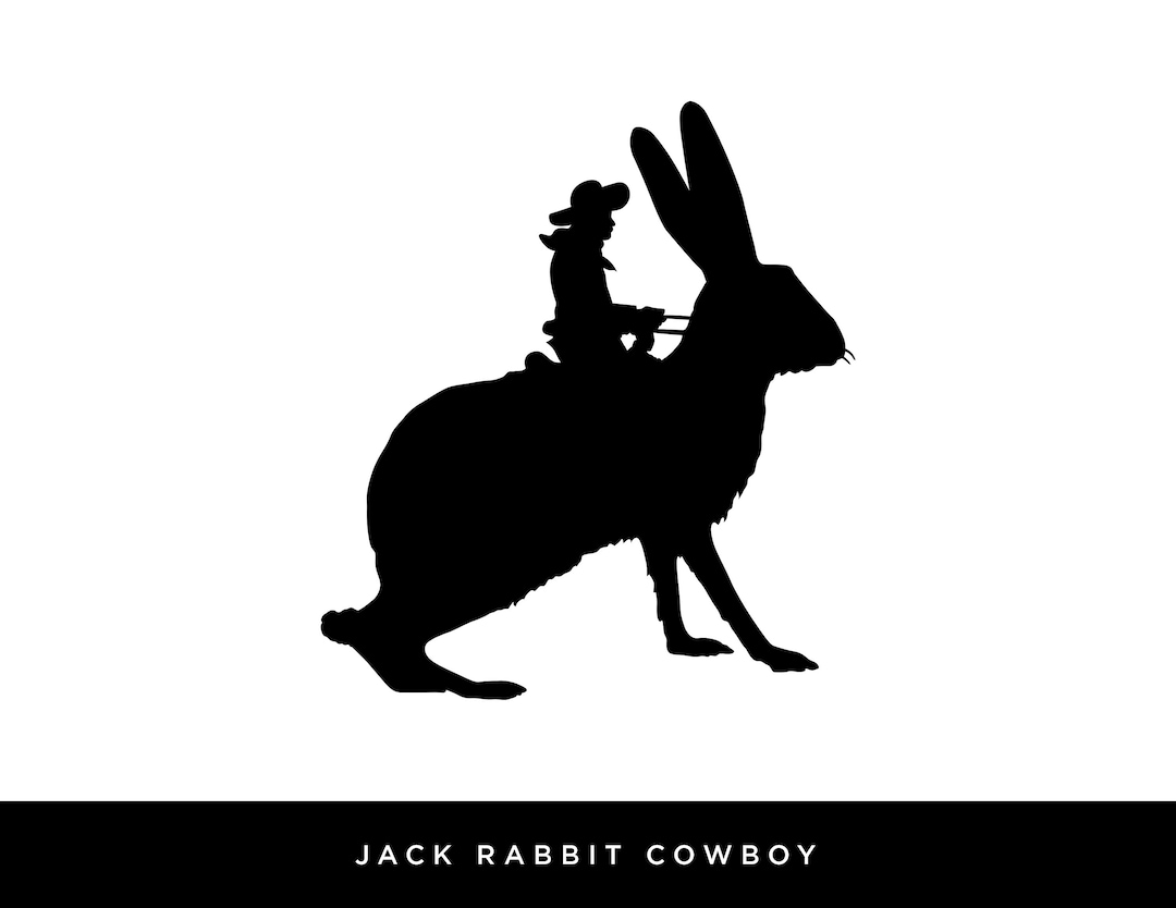 Jack Rabbit Cowboy - Etsy