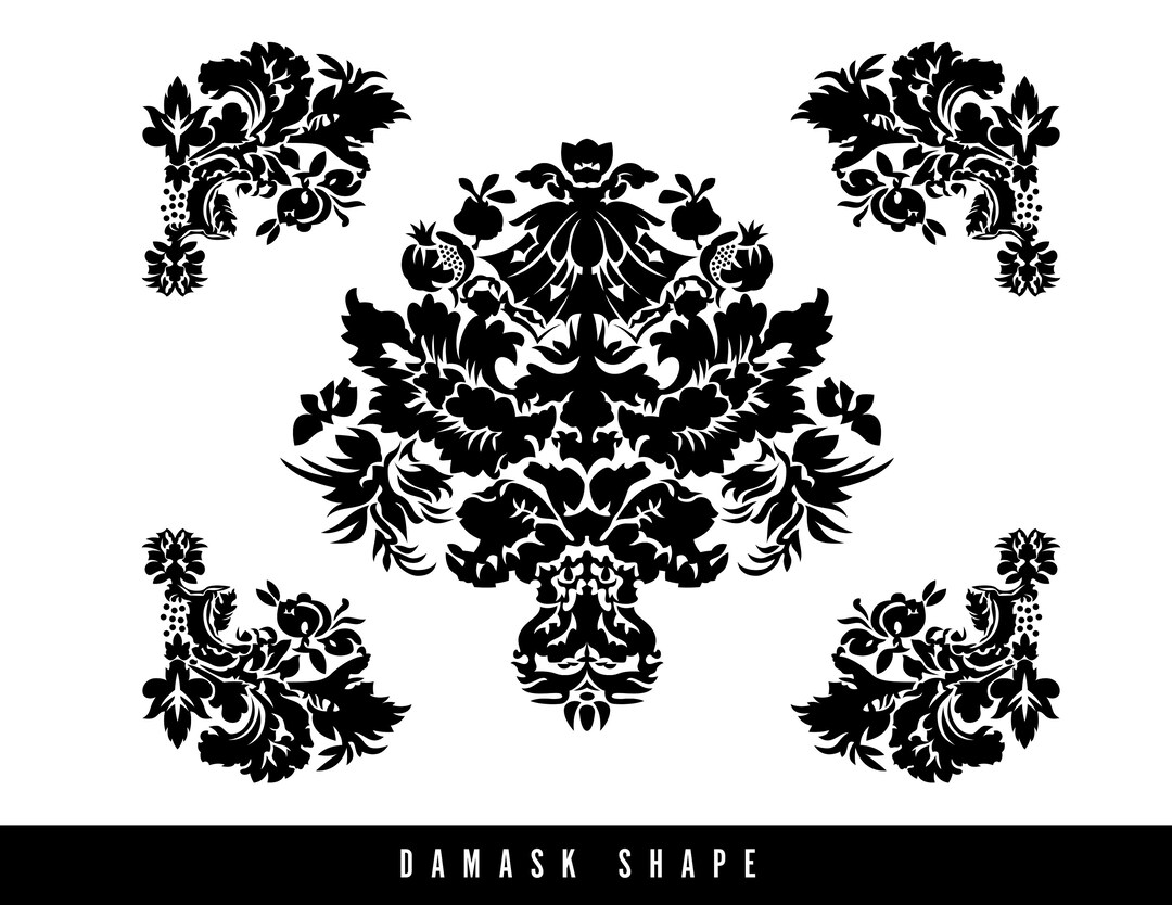 Damask Shape - Etsy