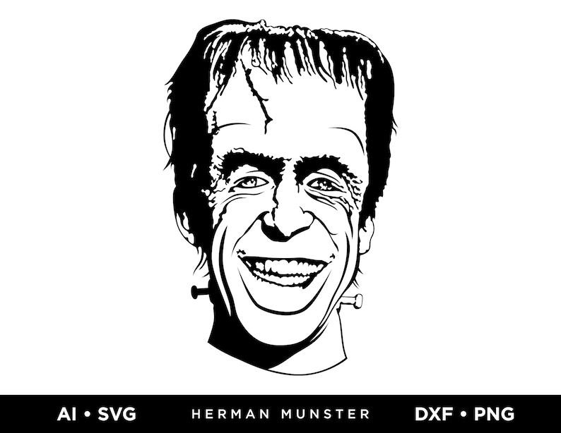 Herman Munster - Etsy