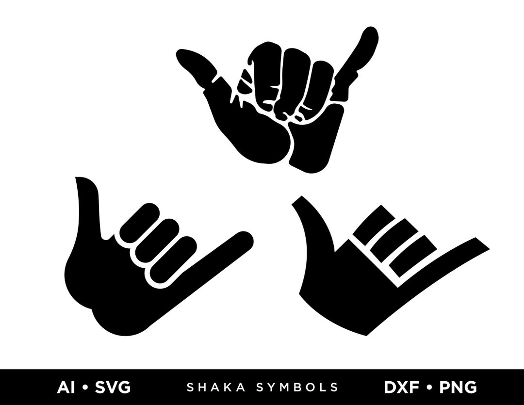 Shaka Symbols - Etsy