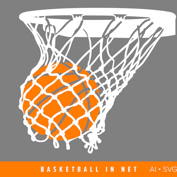 Basketball Net Svg - Etsy