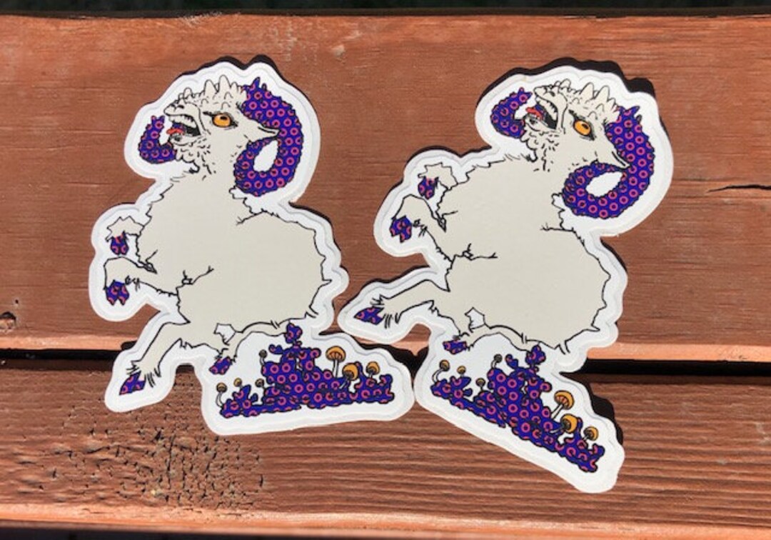 Carini Shitting Ram Sticker 2 for 5 - Etsy
